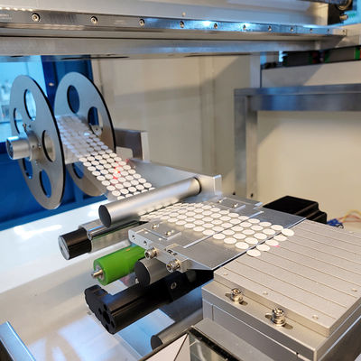 220V Voltage CCD Visual Labeling Machine for Carton Packaging Box Foam ...